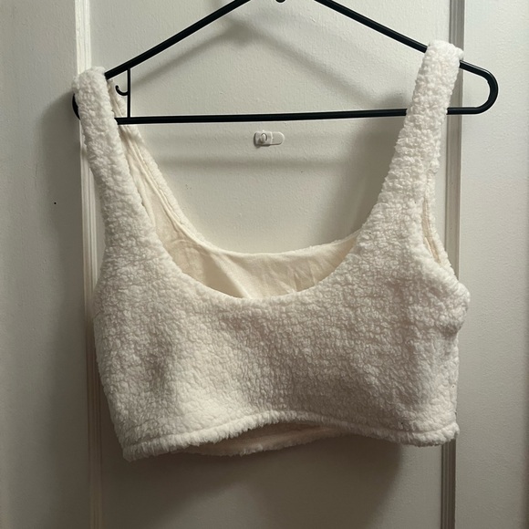 Gilly Hicks | Tops | White Gilly Hicks Sherpa Tank Top | Poshmark